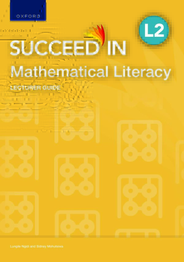 NCV Mathematical Literacy Level 2 Lecturer's Guide - Oxford University ...